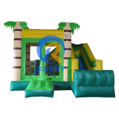 China CE/EN71/EN14960 Certified Tropical Palm Tree Bouncy Inflatable Castle for Commercial for sale