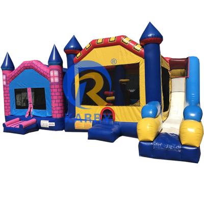 China Jumping Commercial Bounce House Inflatable Combo Castle Slide for Unisex Backyard Fun for sale