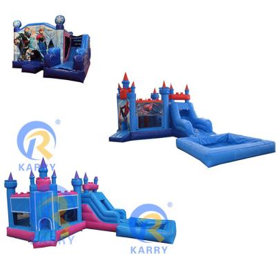 China Castle Slide Combo Inflatable Bouncy Castle for Kids and Adults Age Range 14 Years up for sale
