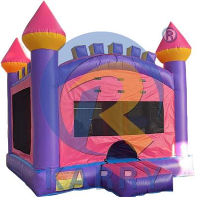 China Commercial Inflatable Pink Bouncer Castle Portable PVC Bouncy House for Kids for sale