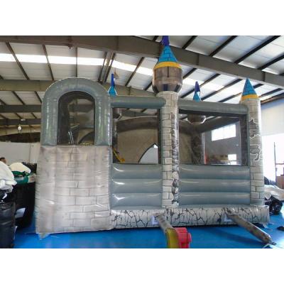 China Inflatable Majestic Bouncing House Castle Combo Slide Optional Sizes for 5-10 Passengers for sale