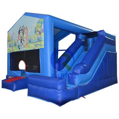 China Kids Outdoor Playground Inflatable Bounce House with Slide Jumping Castle Wet Slide Combo for sale