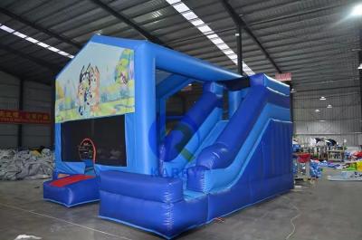 China Kids Outdoor Playground Inflatable Bounce House with Slide Jumping Castle Wet Slide Combo for sale
