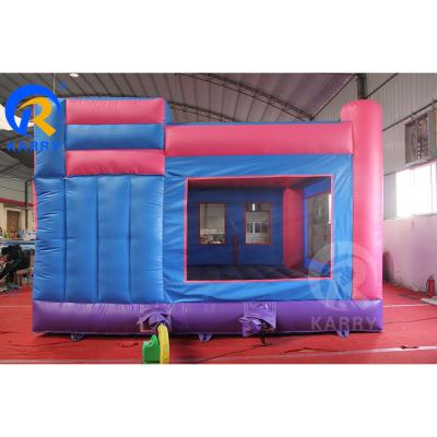 China Inflatable Castle Water Slide Combo Bouncy Jump Castle Waterslide Pool Commercial for sale