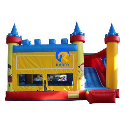 China Repair Kits Included Commercial Castle Slide Jumping Bouncy Inflatables for sale