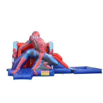 China Features PORTABLE Inflatable Spiderman Bouncer Combo for Kids Party Rental for sale