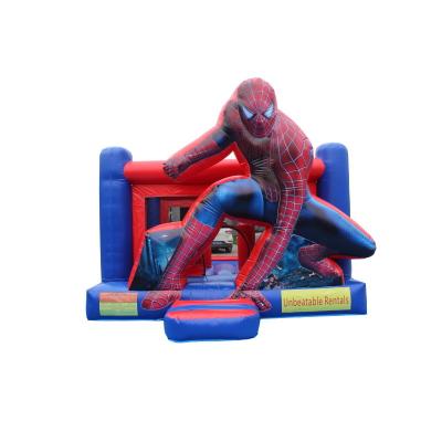 China Features PORTABLE Inflatable Spiderman Bouncer Combo for Kids Party Rental for sale