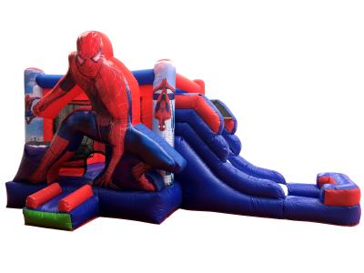 China Features PORTABLE Inflatable Spiderman Bouncer Combo for Kids Party Rental for sale