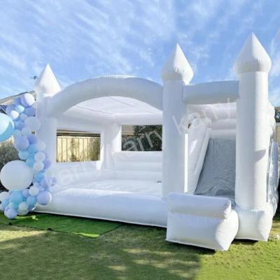 China Digital Printing Wedding Event Bouncy Castle Bounce House with Slide and PVC Tarpaulin for sale