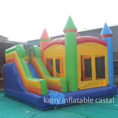 China EN14960 Certified Inflatable Castle Slide Combo 5 in 1 with Customized Design for sale