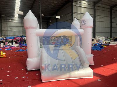 China Wedding Party Customized Inflatable White Jumping Castle with Slide and Bouncer Combo for sale