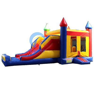 China Customized Moonwalk Color Inflatable Bouncer Slide Jumping Castle for Party Rentals for sale
