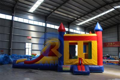 China Customized Moonwalk Color Inflatable Bouncer Slide Jumping Castle for Party Rentals for sale