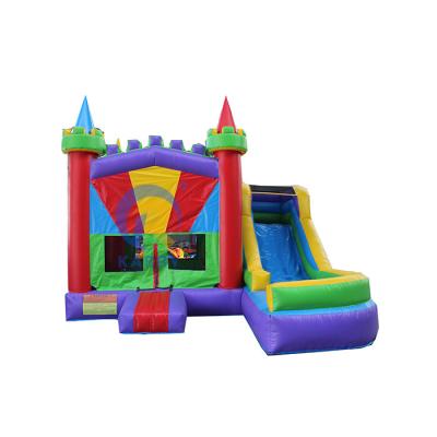 China Amusement Bouncer Jumper Combo Moonwalk PVC Inflatable Bouncer with Water Slide for sale