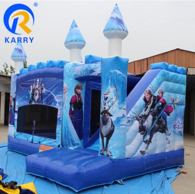 China Customized Size Inflatable Bouncer with Slide Age Range 14 Years up Commercial Grade for sale