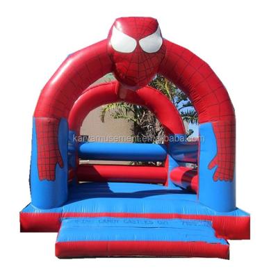 China 14 Years Up Superhero Spiderman Inflatable Bounce House Water Slide Pool with Pool Design for sale