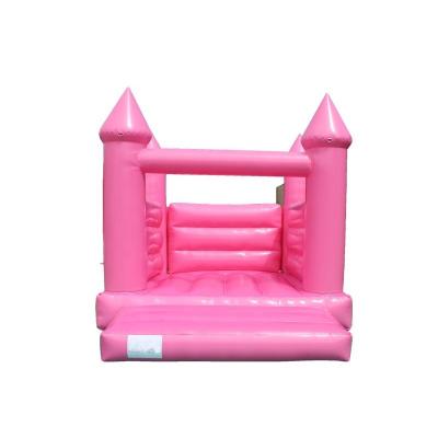 China Jump and Bounce at the Wedding Party 13*13ft Pink Inflatable Castle for Amusement Park for sale
