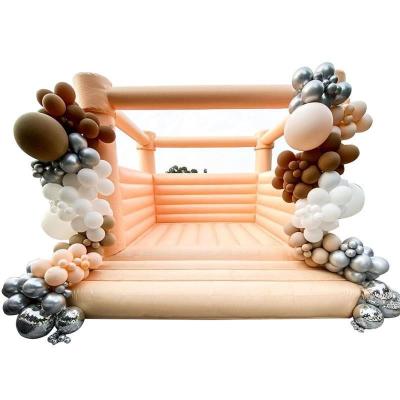 China Wedding Party White Bouncy Castle Inflatable Jumping Castle By Sea Repair Kits Adults for sale