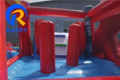China Adults Inflatable Wet/Dry Combo Bounce House Slide with Digital Printing and Blower for sale