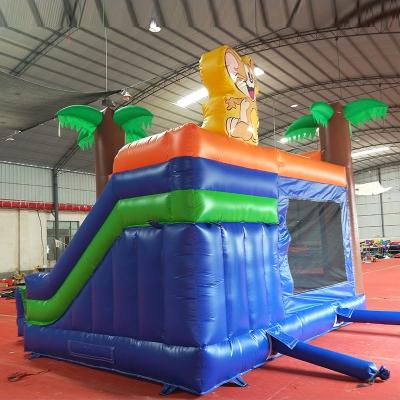 China Unisex Tom and Jerry Inflatable Jumping Castle Bounce House for Kids Free Customization for sale