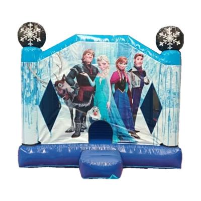 China Unisex Frozen Inflatable Castle Bouncer House with Optional Colors Bouncing for sale