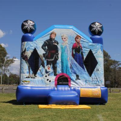 China Unisex Frozen Inflatable Castle Bouncer House with Optional Colors Bouncing for sale