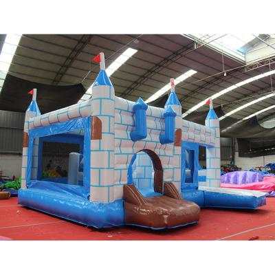 China Take Your Parties to the Next Level with Our Blue Square Brick Inflatable Castle for sale