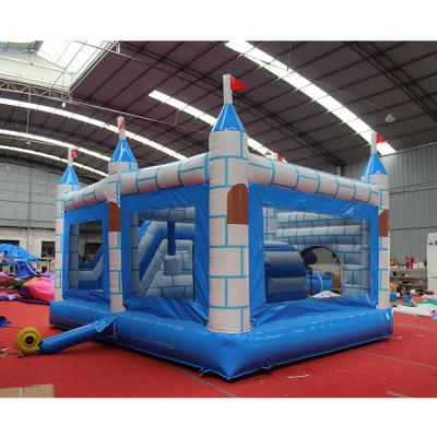 China Take Your Parties to the Next Level with Our Blue Square Brick Inflatable Castle for sale