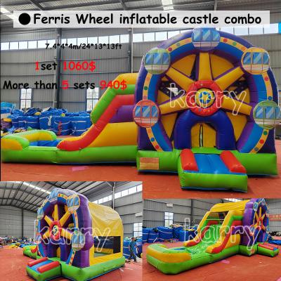 China Age Range 14 Years up Inflatable Jumping Castle with Slide Combo Professional OEM Service for sale