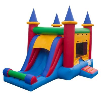 China Screen Printing Inflatable Bouncer Slide Combo for Kids Commercial Grade for sale