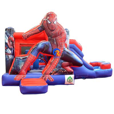 China Kids PVC Tarpaulin Inflatable Bouncy Castle Combo with Slide and Digital Printing for sale