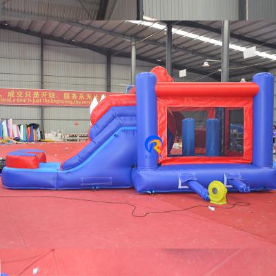 China Kids PVC Tarpaulin Inflatable Bouncy Castle Combo with Slide and Digital Printing for sale
