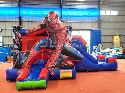 China Kids PVC Tarpaulin Inflatable Bouncy Castle Combo with Slide and Digital Printing for sale