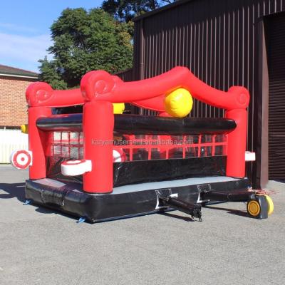 China Outdoor Playground Entertainment Inflatable Ninja Dojo Jumping Castle Customized Size for sale