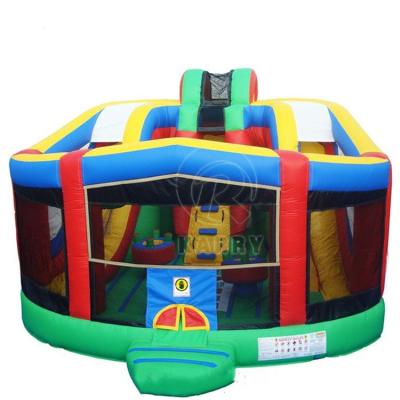 China Party Rental Kids Inflatable Bouncing House with Slide Combo Fun and Customized Color for sale
