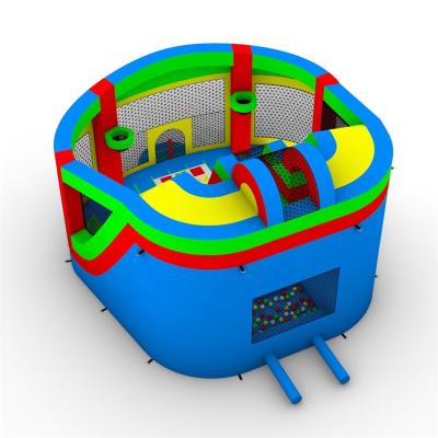 China Party Rental Kids Inflatable Bouncing House with Slide Combo Fun and Customized Color for sale