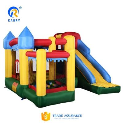 China Features PORTABLE Inflatable Bouncer Castle with Slide Commercial Inflatable Castle for sale