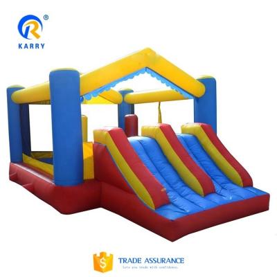 China Features PORTABLE Inflatable Bouncer Castle with Slide Commercial Inflatable Castle for sale