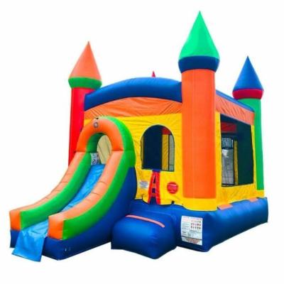 China Features PORTABLE Inflatable Bouncer Castle with Slide Commercial Inflatable Castle for sale