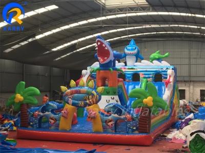 China Inflatable Maze Combo Slide and Large Jumping Castle for Amusement Park EN71/CE Certified for sale