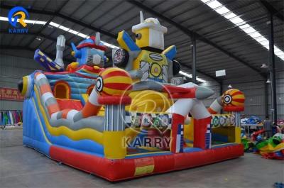 China Inflatable Maze Combo Slide and Large Jumping Castle for Amusement Park EN71/CE Certified for sale