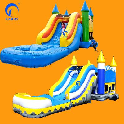 China Customize Your Own Age Range 14 Years up Large Commercial Inflatable Bouncer Slide Combo for sale