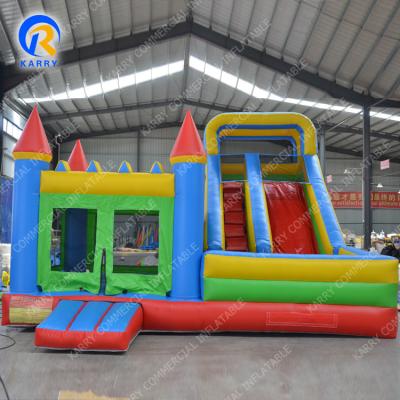 China Customized Size Wet Dry Bouncer Slide Combo Inflatable Bouncy Moonwalk Jumping Castle for sale