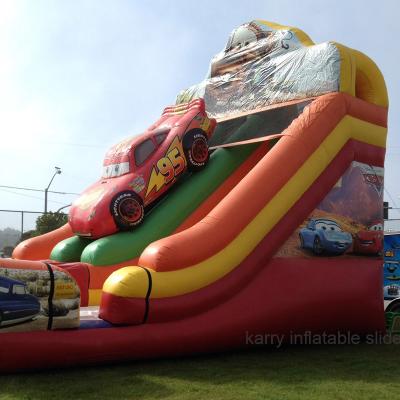 China Customize Double Slide Character Monster Truck Inflatable Bouncy Castle for Kids for sale