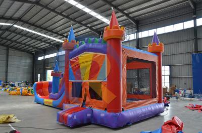 China Get the Best of Both Worlds with Our Commercial Knight Inflatable Bounce House Slide for sale