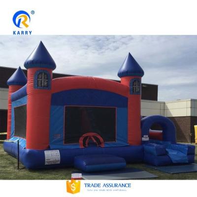 China 5x5m Inflatable Rainbow Unicorn Bouncy Castle Slide Combo Customized Color Collection for sale
