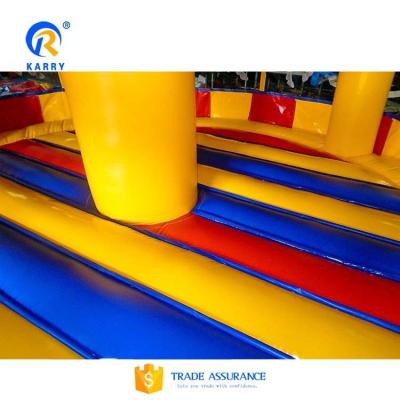 China EN71/EN14960/CE Certified Circus Party Inflatable Bouncer Castle with Carousel Design for sale