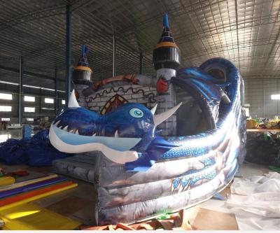 China Amusement Inflatable Kids Activity Center with Customizable Castle and Bouncing House for sale