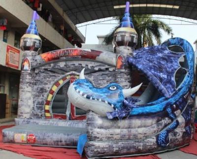 China Amusement Inflatable Kids Activity Center with Customizable Castle and Bouncing House for sale
