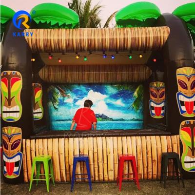 China Unisex Inflatable Bar Toy Large TIKI Bar Bouncy Castle for Kids to Jump and Play Games for sale